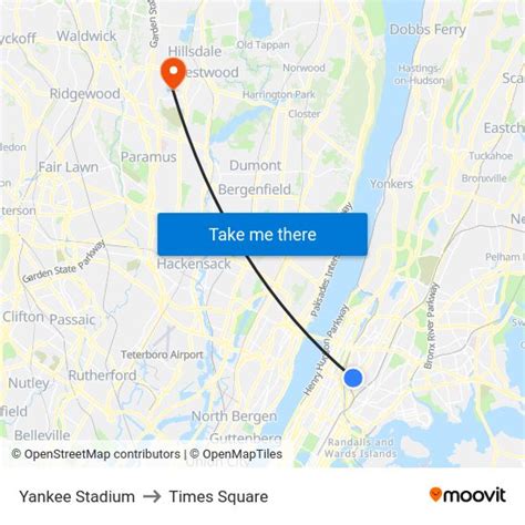 Yankee Stadium Bronx To Times Square New York New Jersey With