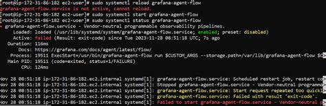 Grafana Agent Service Failed Flow Mode Grafana Alloy Grafana Labs
