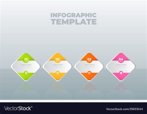 Infographic Design Template With Options Or Steps Vector Image