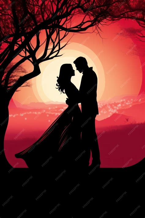 Premium Photo Couple Silhouette