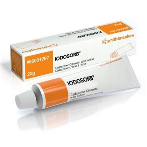Smith And Nephew Iodosorb Ointment 20g 2 X 20g Exp April 2027