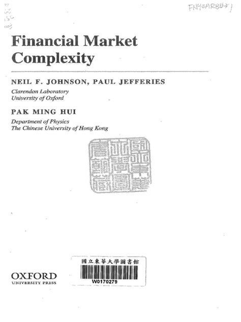 Financial Market Complexity What Physics Can Tell Us About Market