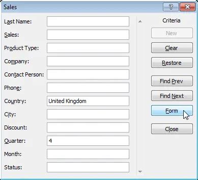 Data Form In Excel Healthy Food Near Me