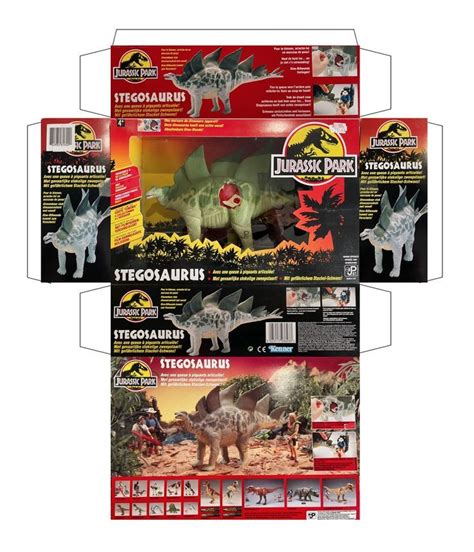 Jurassic Park Stegosaurus Box Diy Doll Miniatures Barbie Miniatures