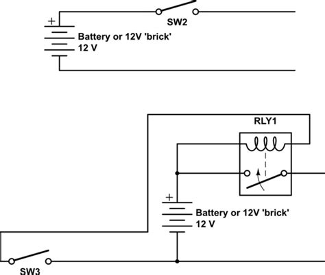 Switches Switch Controlled By Open Closed Circuit Electrical Engineering Stack Exchange