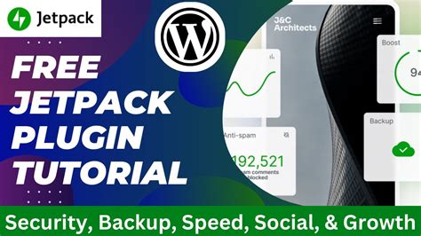 Free Jetpack Wordpress Plugin Tutorial Setup Wp Security Backup