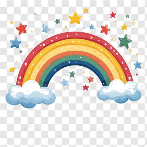 무지개와 별과 구름 클립 아트 무지개 클립 아트 귀여운 무지개 별 파스텔 무지개 구름 Png 일러스트 및 이미지 에 대한 무료 다운로드 Pngtree