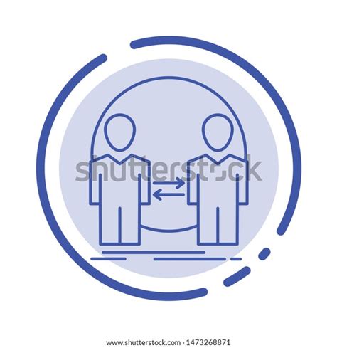 Man Clone User Identity Duplicate Blue Stock Vector Royalty Free Shutterstock
