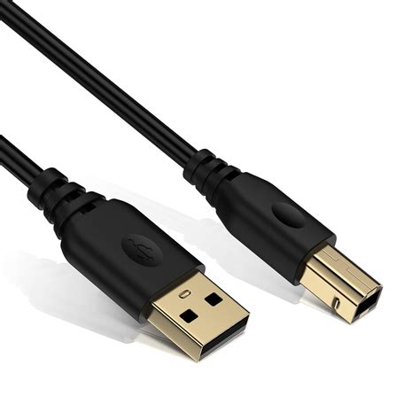 Uorme Printer Usb Cable 6ft Usb A To Usb B 20 Scanner