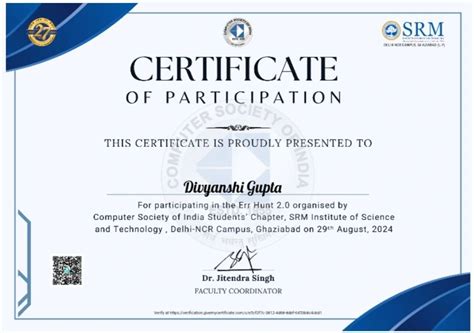 Divyanshi Gupta On Linkedin Srmist Community Teamcsi Errorhunt