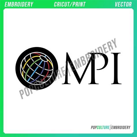MPI Official Logo For Embroidery Vector Pop Culture Embroidery K Embroidery Vector