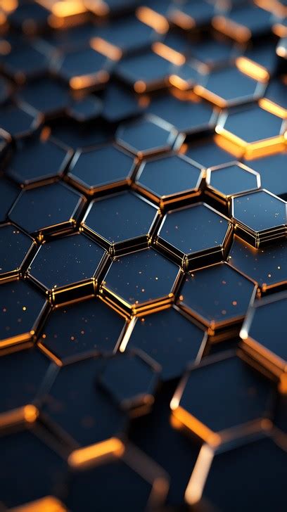 Free Honeycomb Metallic Structure Image Download At Stockcake