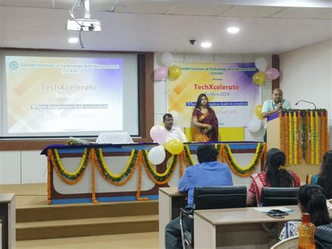Techxcelerate An Annual Tech Fest Organized By Gitam College Best Engineering And Management