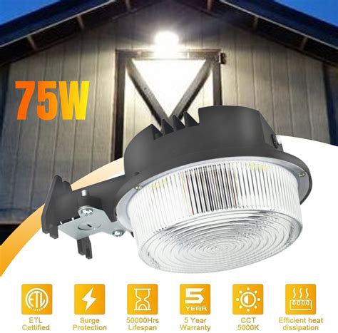 Led Barn Light Dusk To Dawn Outdoor Lighting 75 Watt Barn Lights
