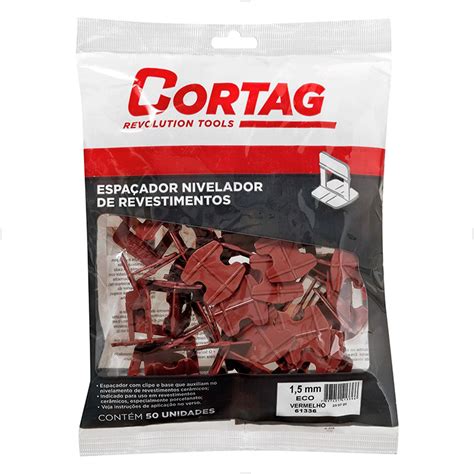 Espaçador Nivelador Eco Vermelho mm com Peças Cortag