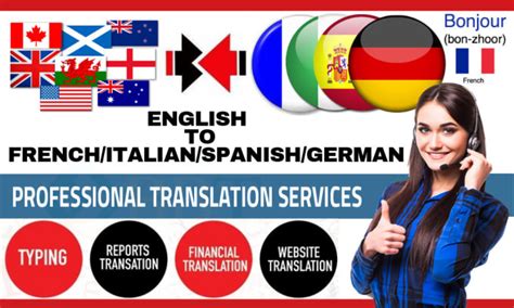 Do Manually English To Chinese French German Italian And Spanish