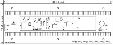 Rectangle Led Module Custom Led Module Luxcob