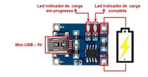 Modulo De Carga TP4056 Dual