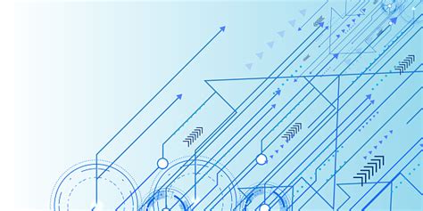 Network Technology Connection Data Transmission And Storage Arrow