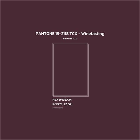 Pantone 19 2118 Tcx Winetasting Complementary Or Opposite Color Name And Code 492a34