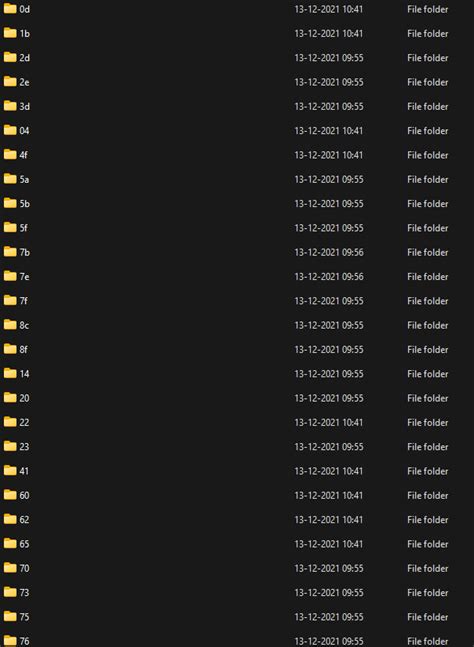 weird folders created by the system r pchelp