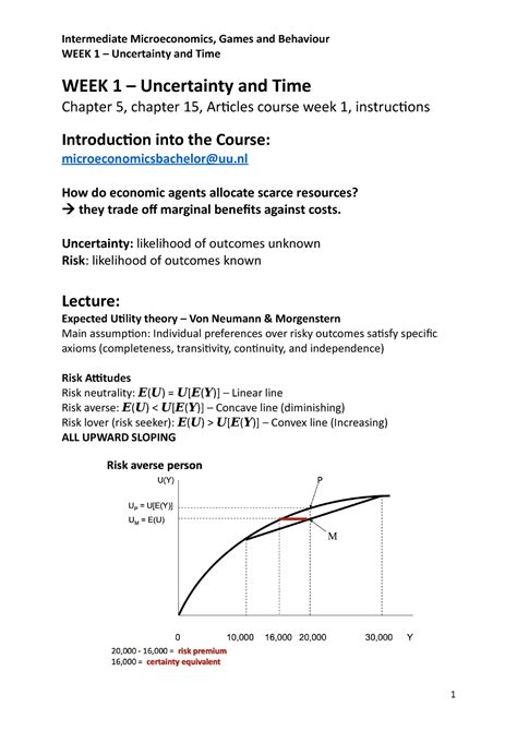 WEEK 1 Uncertainty And Time WEEK 1 Uncertainty And Time WEEK 1 Uncertainty And Time