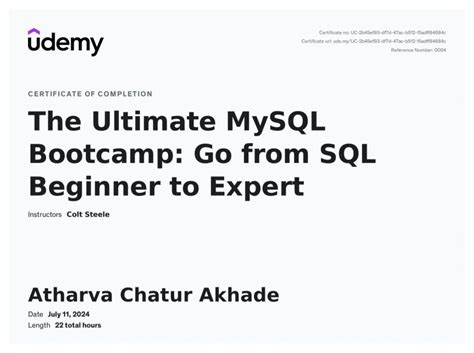 Completed Mysql Course Atharva Akhade Posted On The Topic Linkedin