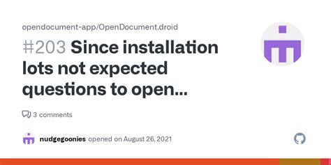 since installation lots not expected questions to open something with libreoffice and openoffice