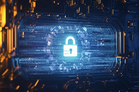 Premium Photo Secure Software Development Code Displayed With Padlock Symbol On Screen