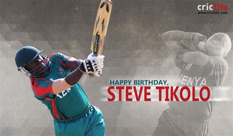 Steve Tikolo 11 Facts About Kenyas Greatest Cricketer Cricket Country