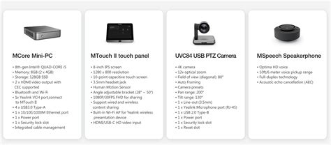 Yealink Mvc640 C2 050 Teams Rooms System For Medium To Large Rooms