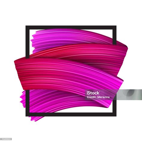 3d 추상 페인트 브러쉬 선입니다 액체 페인트 브러시 텍스처 얼룩 페인트 다채로운 현대 배경 액체 액체 디자인입니다 흰색 절연 0명에 대한 스톡 벡터 아트 및 기타 이미지