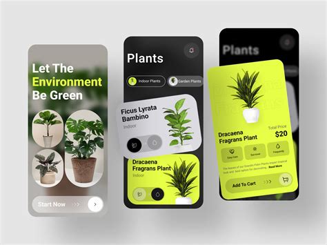 Plant Shop App Ui Design On Behance Behance