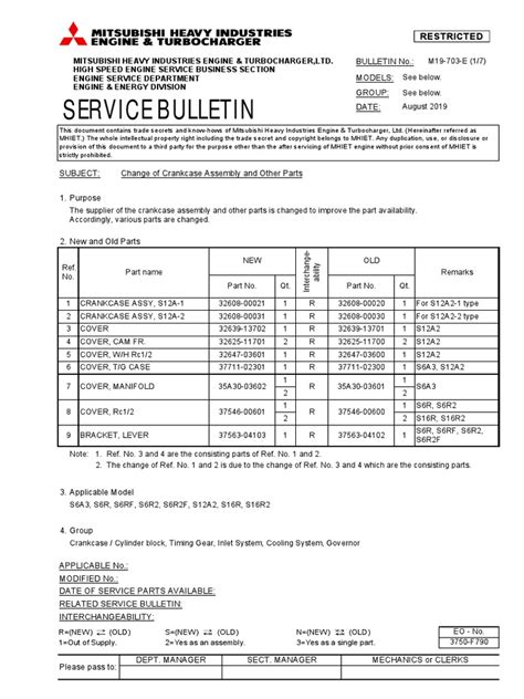 Service Bulletin Pdf Transportation Engineering Vehicle Parts
