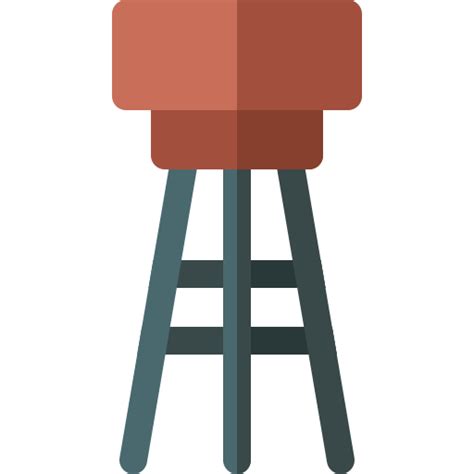 Bar Stool Basic Rounded Flat Icon