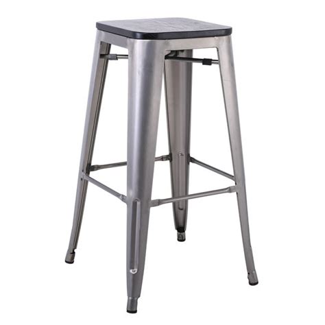 ΣΚΑΜΠΟ ΜΠΑΡ ΨΗΛΟ Tolix S Bar ΜΕ ΠΛΑΤΗ ΜΑΥΡΟ ΜΑΤΤΕ