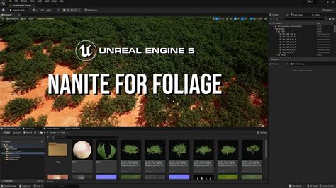 nanite for foliage s unreal engine 5 1 தமிழில் tutorial
