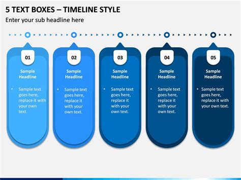 Five Boxes With The Text Boxes Time Style For Powerpoint And Google Slides