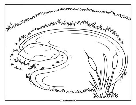 80 Desenhos De Lagoa Para Colorir Para Crianças E Adultos Grátis