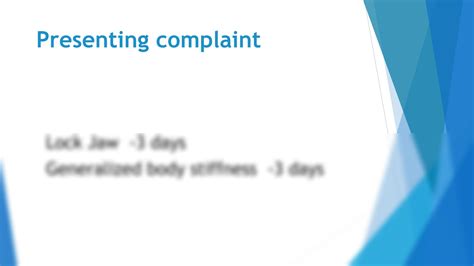 Solution Tetanus Real Life Medical Case Presentation Treatment And