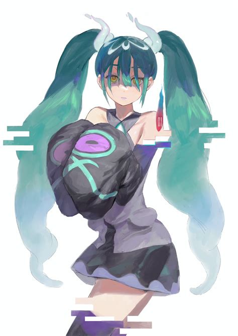 Hatsune Miku And Ghost Miku Pokemon And 2 More Drawn By Rrin