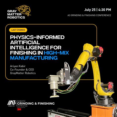 Graymatter Robotics On Linkedin Manufacturing Ai Robotics Surfacefinishing Surfacetreatment