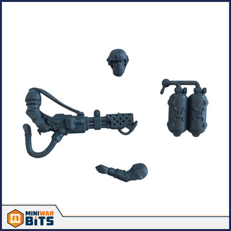 Cadian Shock Troops Flamer Bits Miniwar Bits