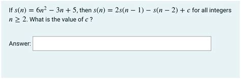 Solved If S N N N Then S N S N S N C For All Chegg Com