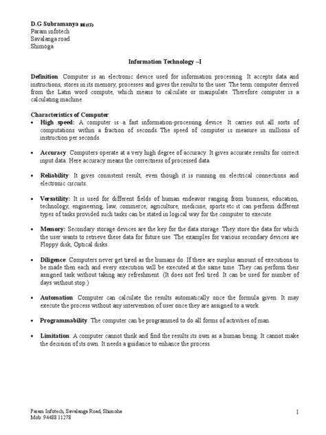 Pdf Ms Word Notes New Dokumentips