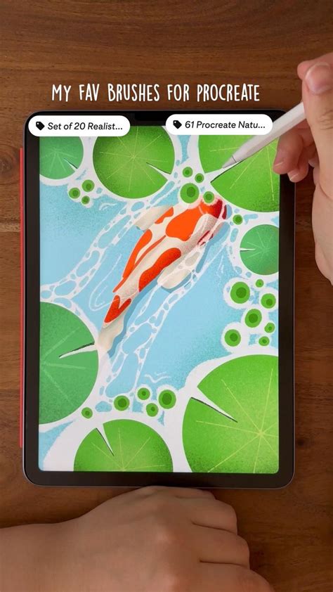 Procreate Illustration Lake Art Procreate Idea Procreate Tips IPad Drawing Digital