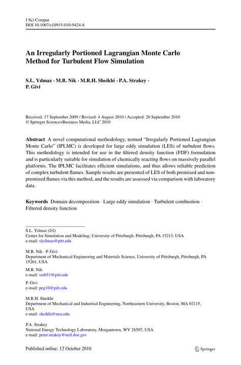 Pdf An Irregularly Portioned Lagrangian Monte Carlo Method For