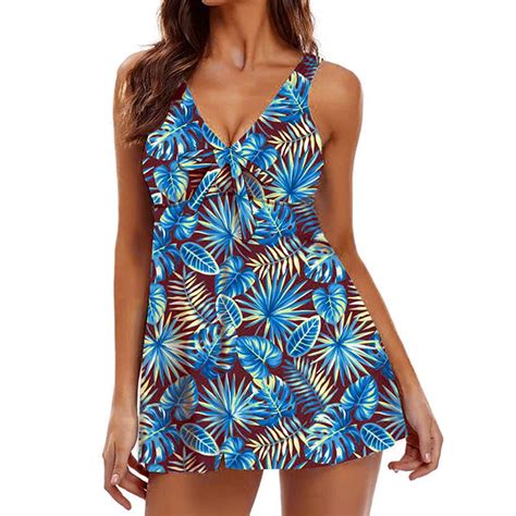 Idall Tankini Swimsuitsbathing Suit Womens Split Swimsuit Hot Spring