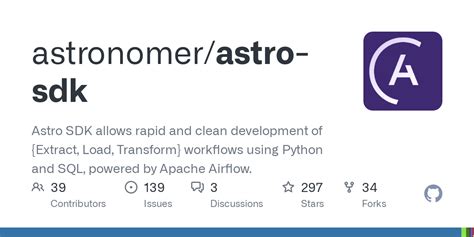GitHub Astronomer Astro Sdk Astro SDK Allows Rapid And Clean Development Of Extract Load