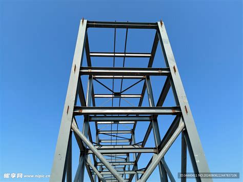 钢桁架摄影图 建筑摄影 建筑园林 摄影图库 昵图网